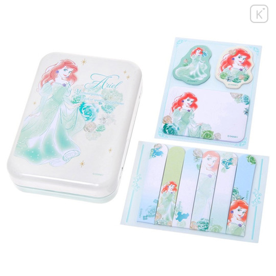Japan Disney Store Sticky Note & Sticker Box - Ariel | Kawaii Limited