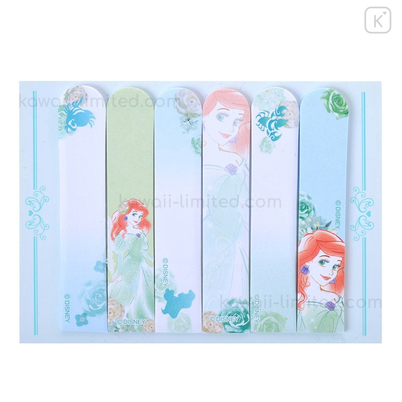 Japan Disney Store Sticky Note & Sticker Box - Ariel | Kawaii Limited
