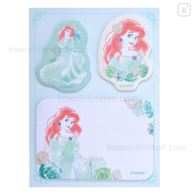 Japan Disney Store Sticky Note & Sticker Box - Ariel | Kawaii Limited