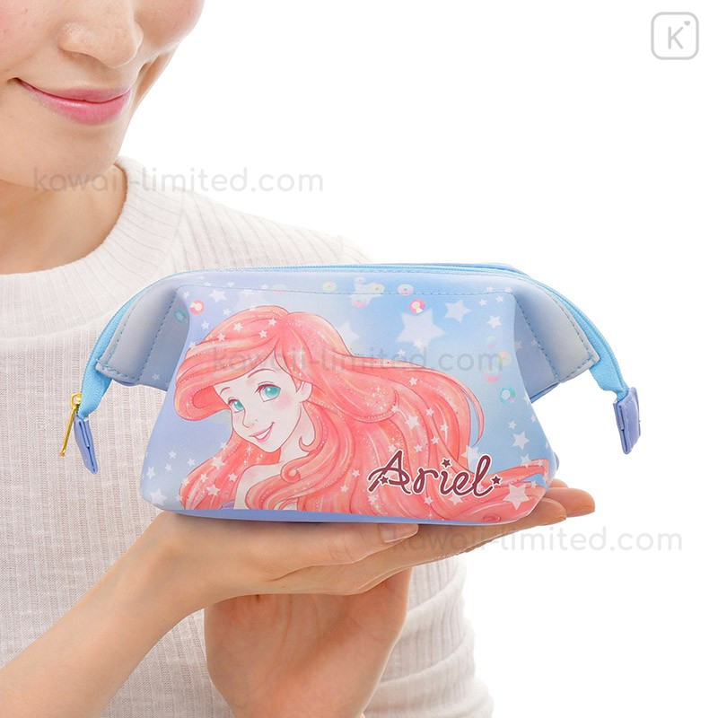 Japan Disney Store Watercolor Painting Pouch (M) - Mermaid Ariel ...