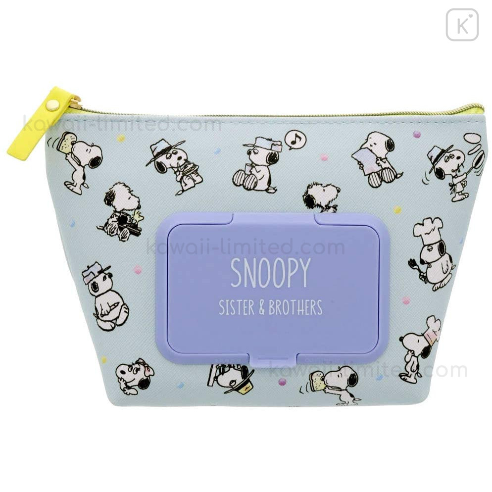 Japan Peanuts Wet Wipe Pocket Pouch - Snoopy : Brother & Sister ...
