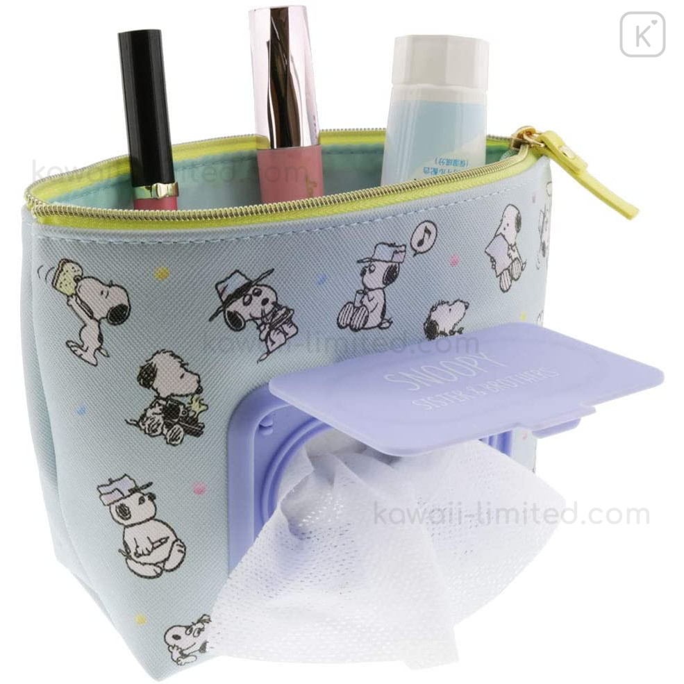 Japan Peanuts Wet Wipe Pocket Pouch - Snoopy : Brother & Sister ...
