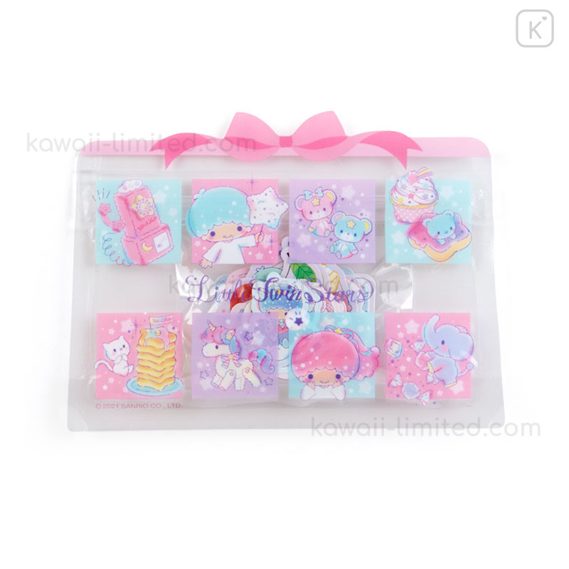 Japan Sanrio Stickers with Mini Zipper Case - Little Twin Stars ...