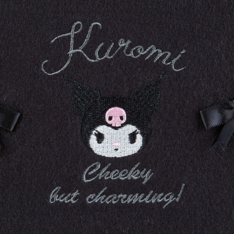 Japan Sanrio Muffler - Kuromi : Ribbon | Kawaii Limited