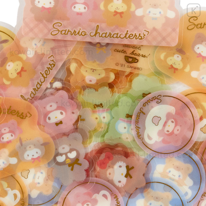 Japan Sanrio Seal Sticker Set - Latte Bear | Kawaii Limited