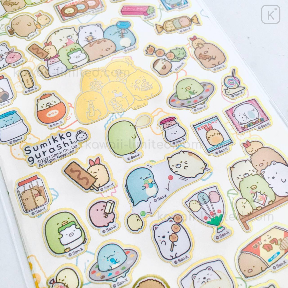 San X Bronzing Sticker Sumikko Gurashi Kawaii Limited