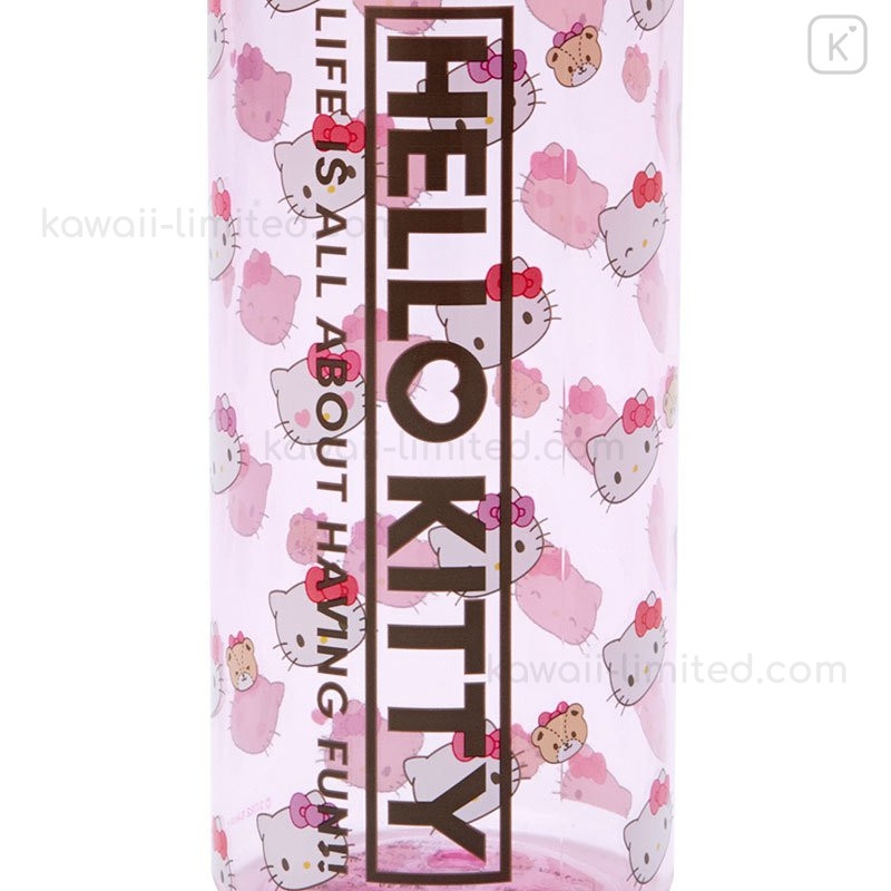 Japan Sanrio Shiny Clear Bottle - Hello Kitty : Fitness | Kawaii Limited