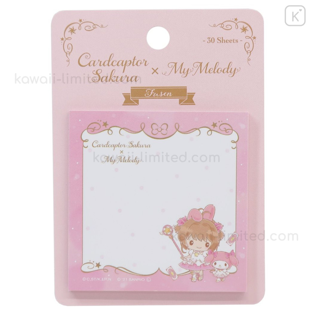 Japan Sanrio × Cardcaptor Sakura Sticky Notes - My Melody | Kawaii Limited