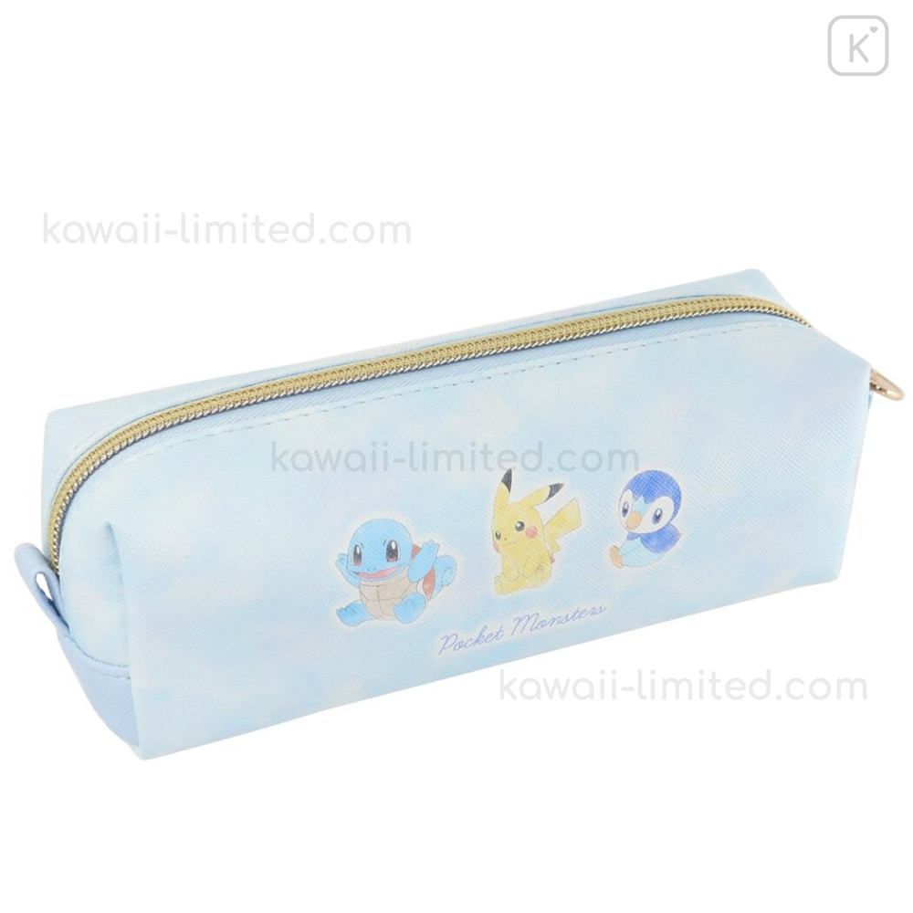 Japan Pokemon Pencil Bag Pouch - Pikachu & Water Monsters | Kawaii Limited