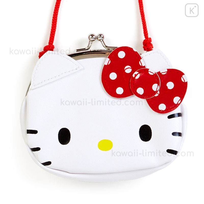 Japan Sanrio Coin Case Pouch with Rope - Hello Kitty | Kawaii Limited