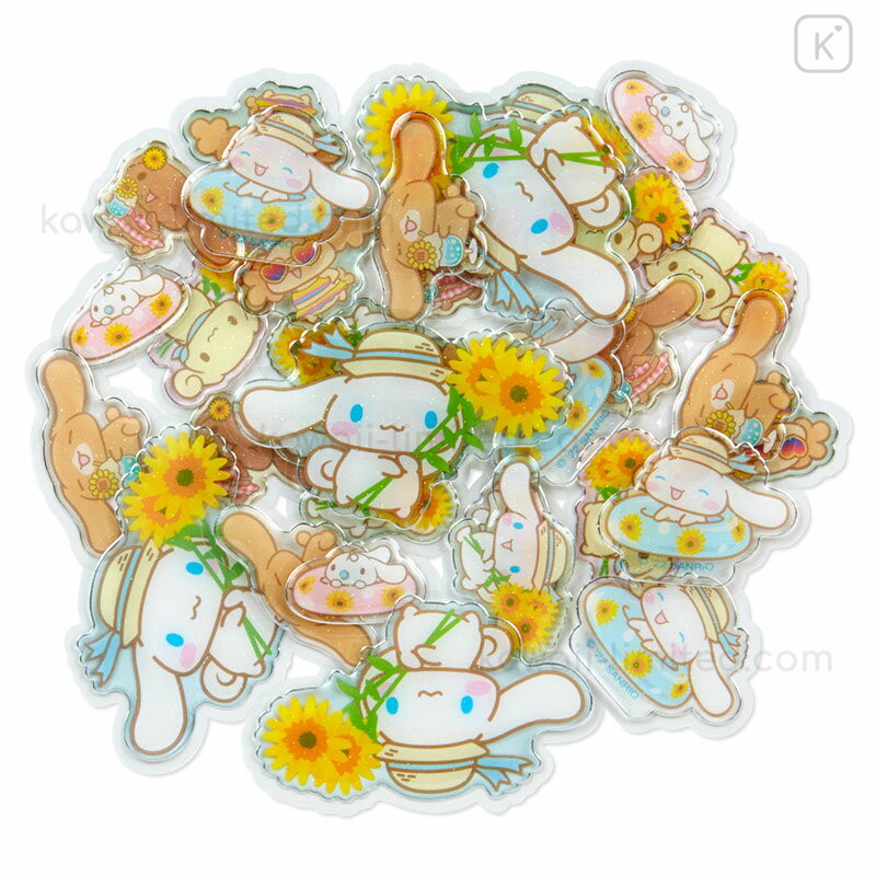 Japan Sanrio Summer Sticker - Cinnamoroll : Clear | Kawaii Limited