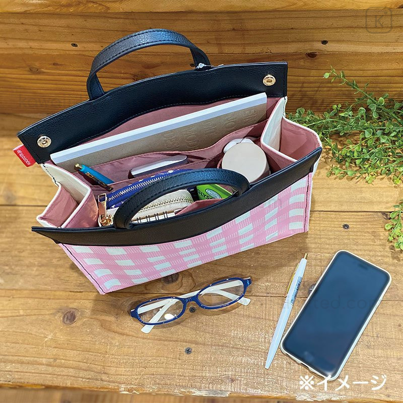 Japan Sanrio Rootote Mini Tote Bag - Kuromi / Black | Kawaii Limited