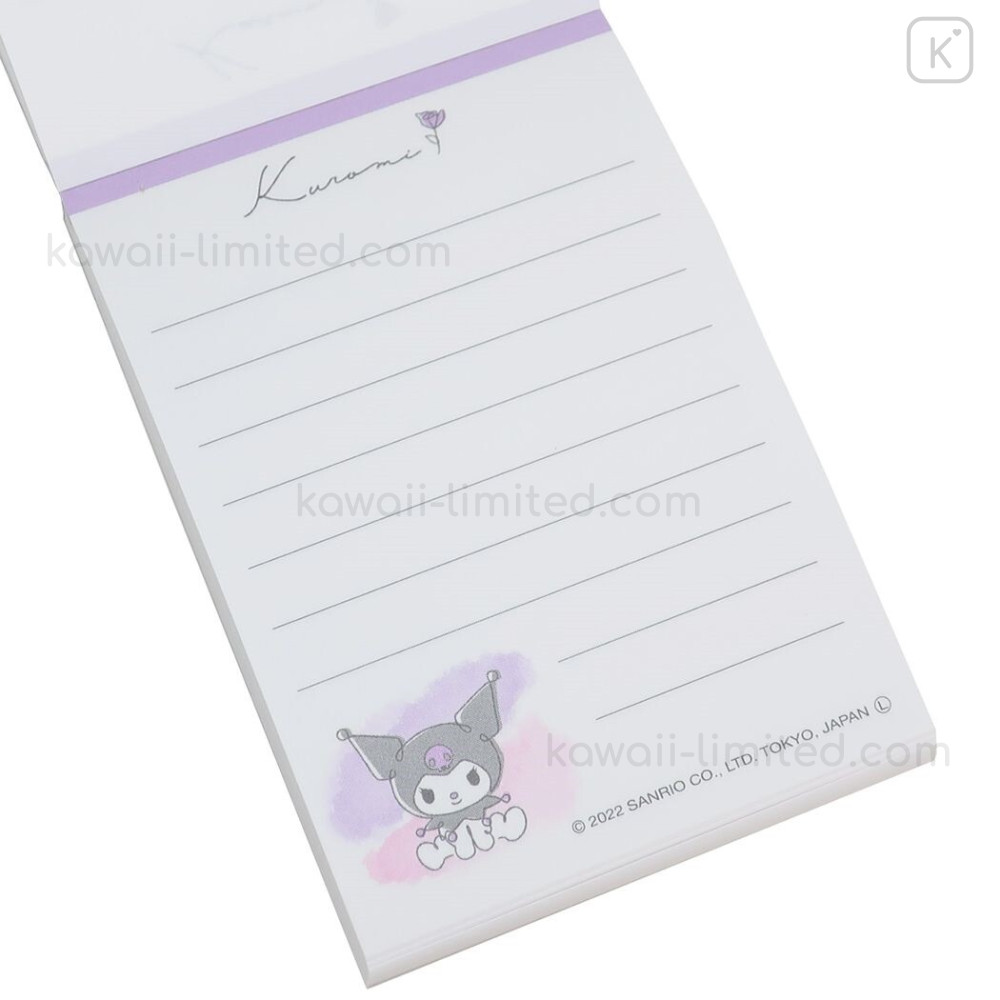 Japan Sanrio Mini Notepad - Kuromi : Line | Kawaii Limited