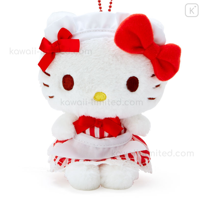 Japan Sanrio Mascot Holder - Hello Kitty : Maid Diner | Kawaii Limited