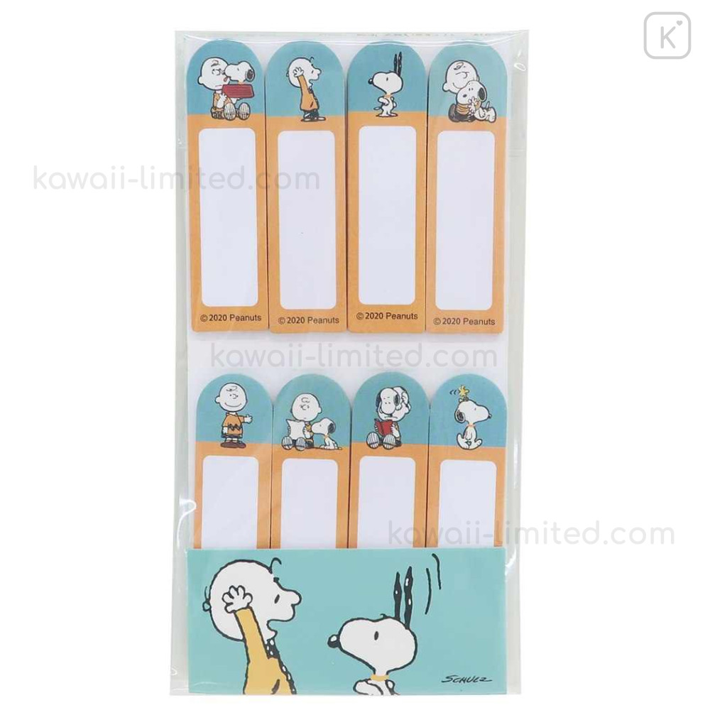 Japan Peanuts Index Sticky Notes - Snoopy & Charlie | Kawaii Limited