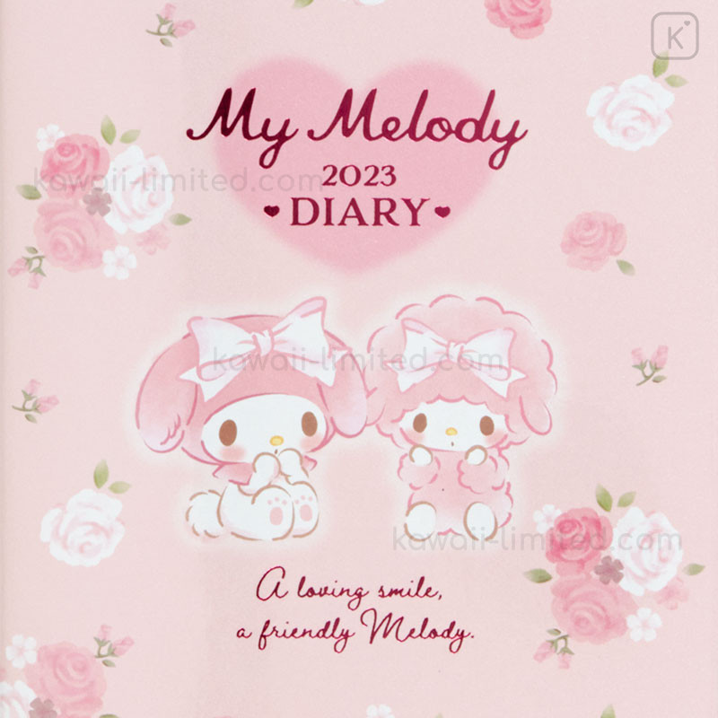 Japan Sanrio B6 Diary - My Melody : Block 2023 | Kawaii Limited