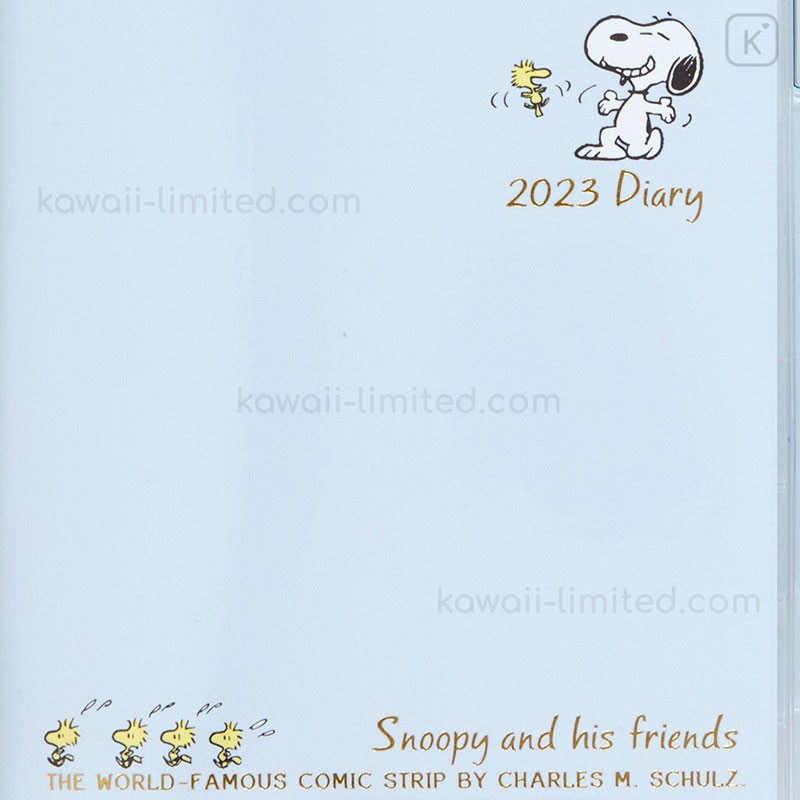 Japan Sanrio B6 Diary - Snoopy : Block 2023 | Kawaii Limited