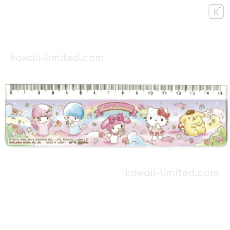 Japan Sanrio 15cm Ruler - Wonderland | Kawaii Limited