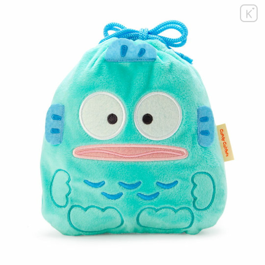Japan Sanrio Original Drawstring Purse - Hangyodon : Sitting | Kawaii ...