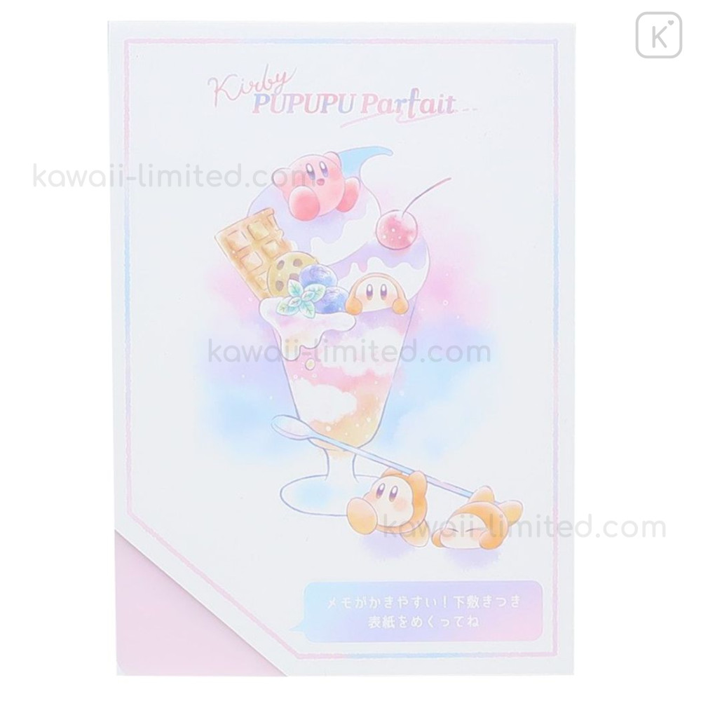 Japan Kirby A6 Notepad - Pupupu Parfait | Kawaii Limited
