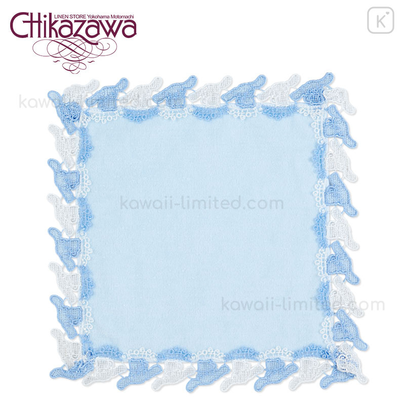 Japan Sanrio × Chikazawa Lace Handkerchief - Cinnamoroll : Blue | Kawaii Limited
