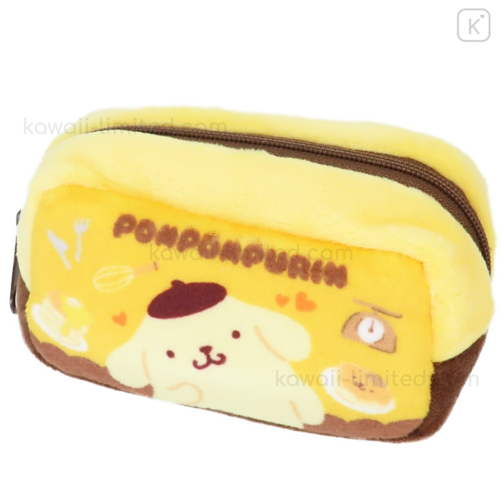 Japan Sanrio Square Mini Pouch - Pompompurin | Kawaii Limited