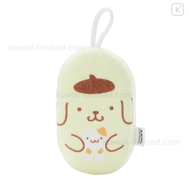 Japan Sanrio Bath Sponge - Pompompurin | Kawaii Limited
