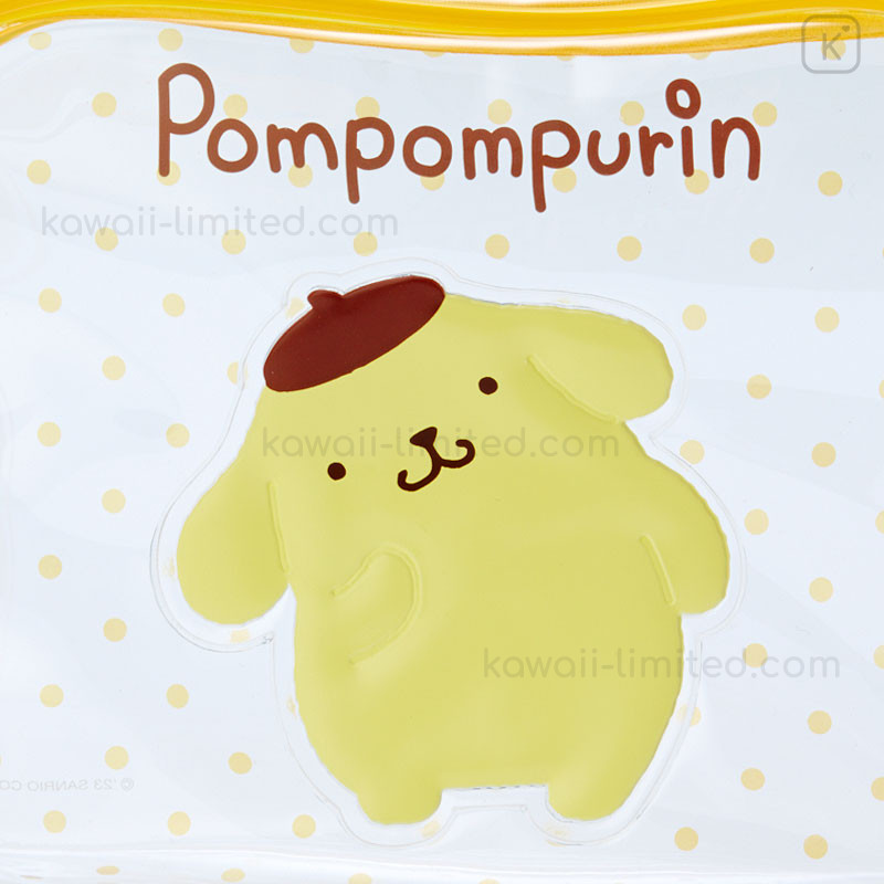 Japan Sanrio Original Clear Pouch - Pompompurin | Kawaii Limited