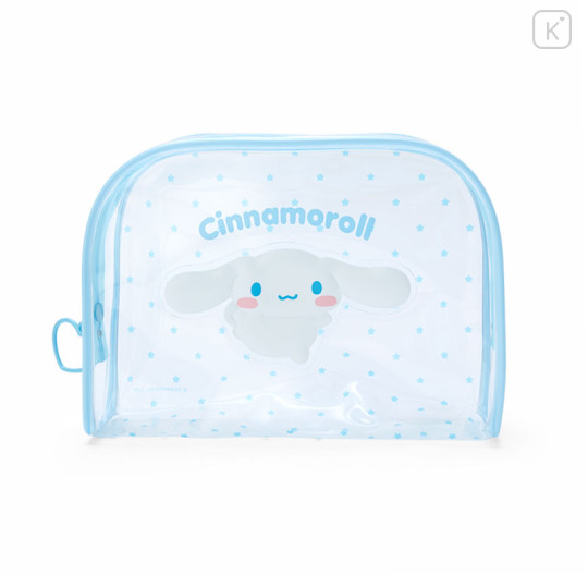 Japan Sanrio Original Clear Pouch - Cinnamoroll | Kawaii Limited