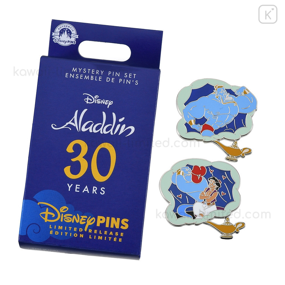 Japan Disney Pin Badge (Secret Pin × 2) - Aladdin Movie / 30th Years ...