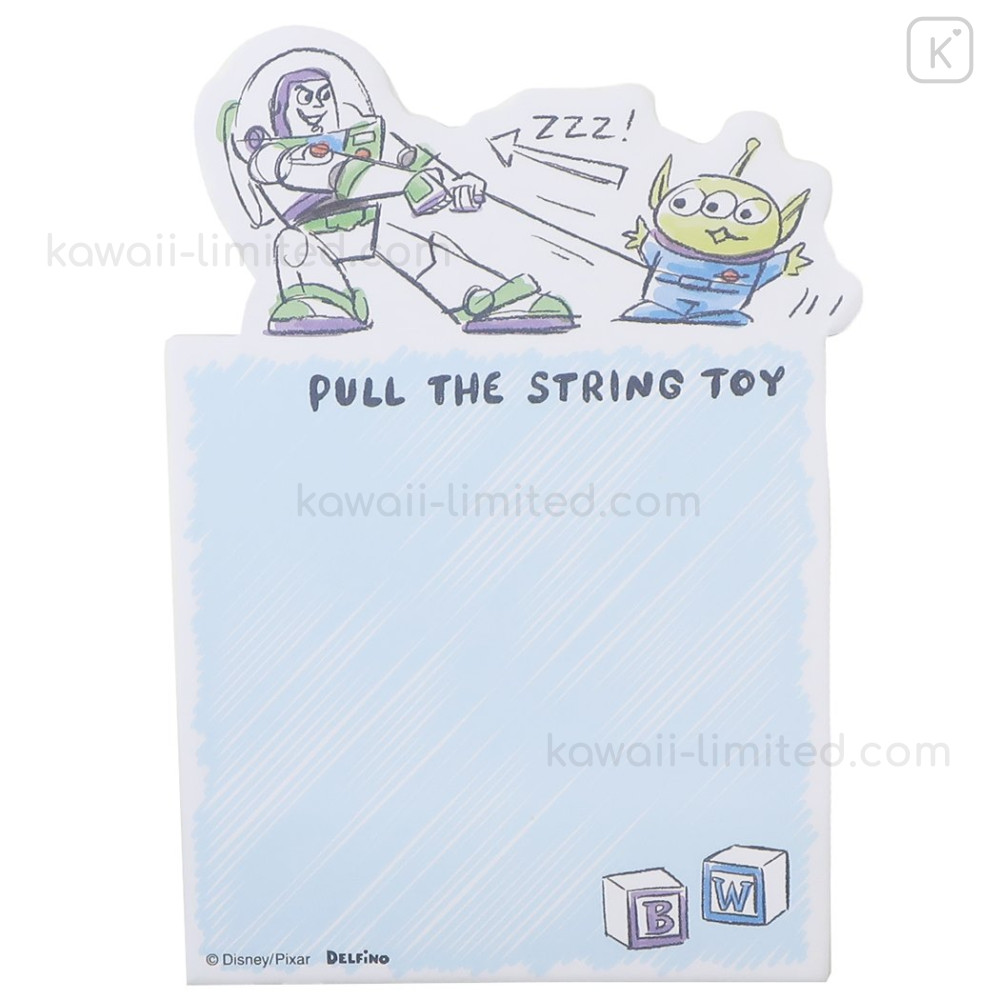 Japan Disney Store Pixar Toy Story & Friend Paper Sticky Notes Box ...