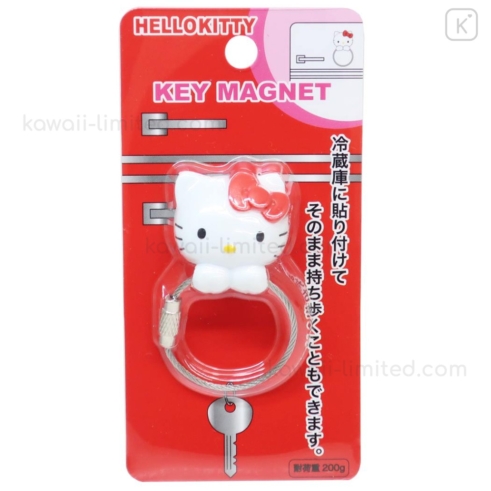 Japan Sanrio Key Magnet Keychain - Hello Kitty / Red | Kawaii Limited