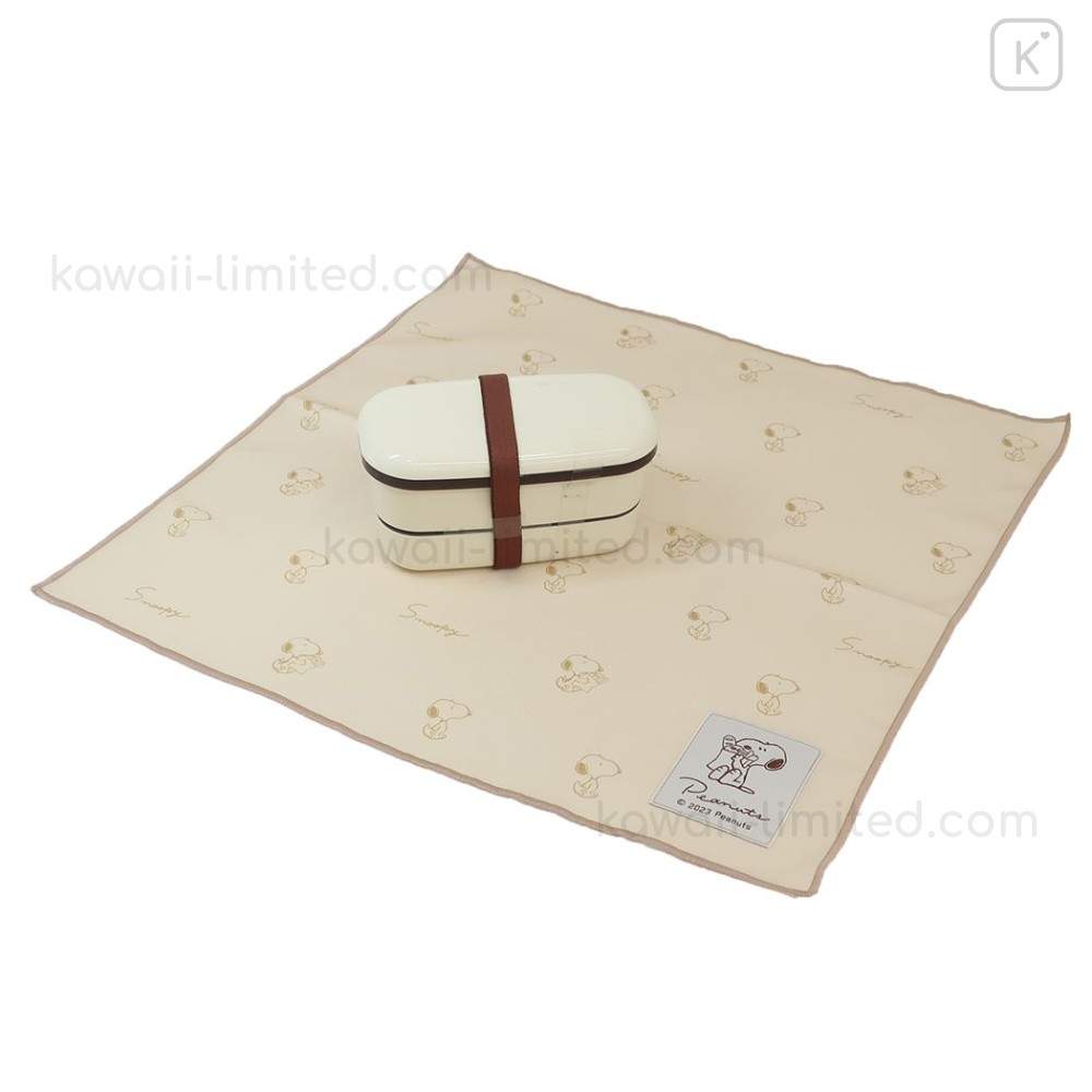 Japan Peanuts Bento Lunch Cloth - Snoopy : Beige | Kawaii Limited