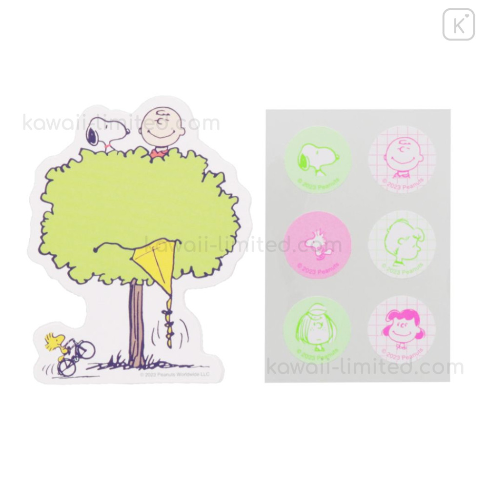Japan Peanuts Mini Letter Set - Snoopy : Friends Yellow | Kawaii Limited