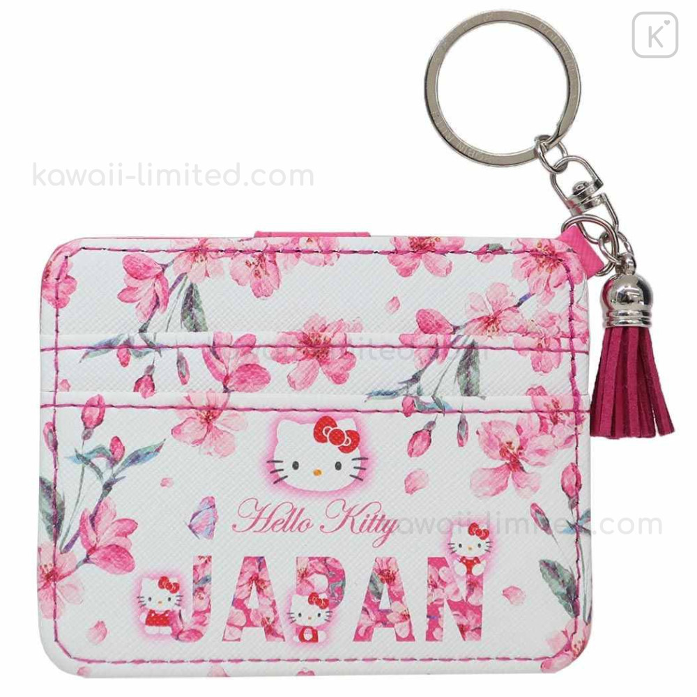 Japan Sanrio Card Case - Hello Kitty : Robin Ruth Sakura White | Kawaii Limited