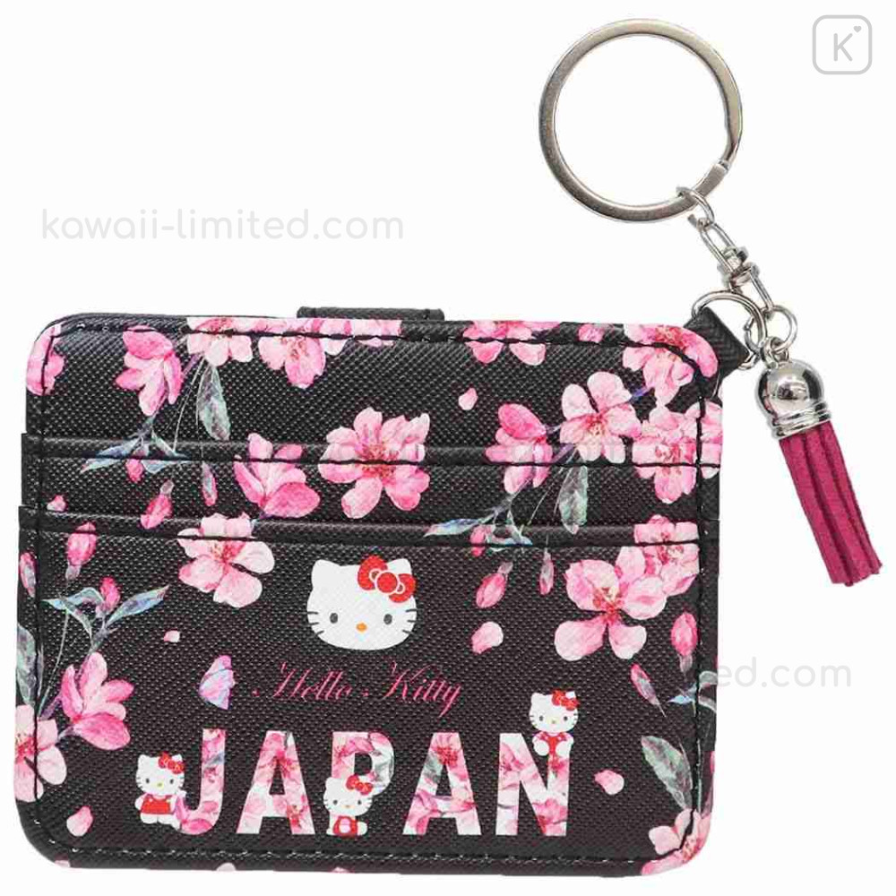 Japan Sanrio Card Case - Hello Kitty : Robin Ruth Sakura Black | Kawaii ...