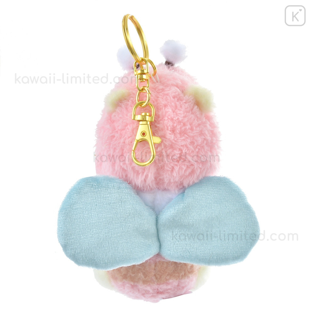 Japan Disney Store Plush Keychain - Pooh : Honeybee Pink | Kawaii Limited