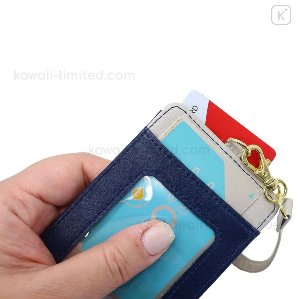 Japan Pokemon Pass Case - Pikachu : Navy Good Night | Kawaii Limited