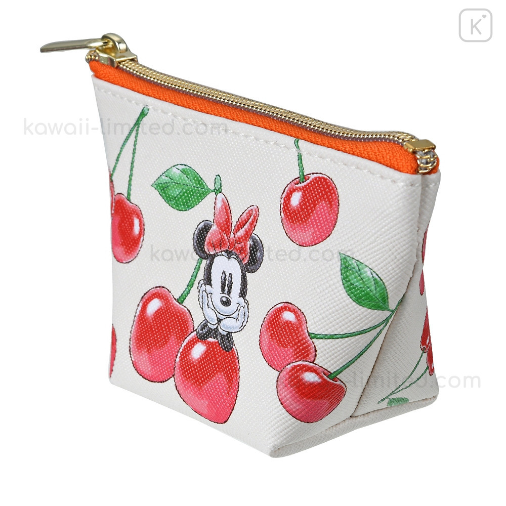 Japan Disney Store Triangular Mini Pouch - Minnie Mouse : Cherry ...