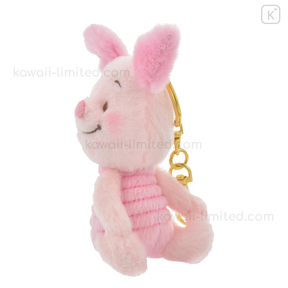 Japan Disney Fluffy Plush Keychain - Piglet / Gokigenrunrun Good Mood ...