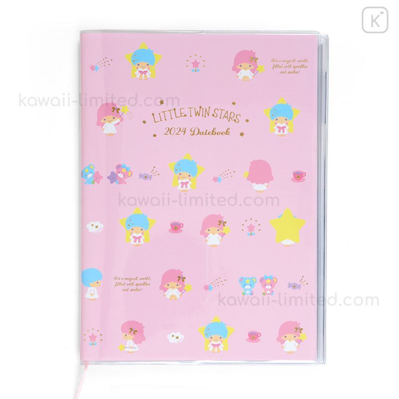 Japan Sanrio Original A5 Datebook - Little Twin Stars 2024 | Kawaii Limited