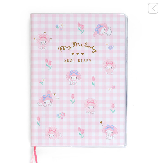 Japan Sanrio Original Block Type B6 Diary - My Melody 2024 | Kawaii Limited