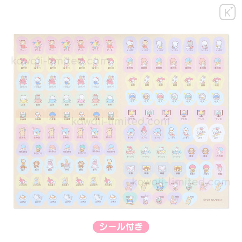 Japan Sanrio Original Block Type B6 Diary - Sanrio Characters 2024 ...