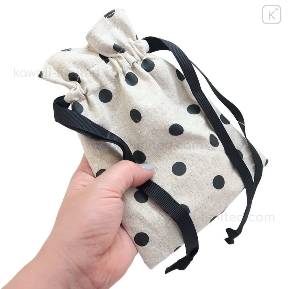 Japan Peanuts Drawstring Bag - Snoopy / Merrily Dots | Kawaii Limited