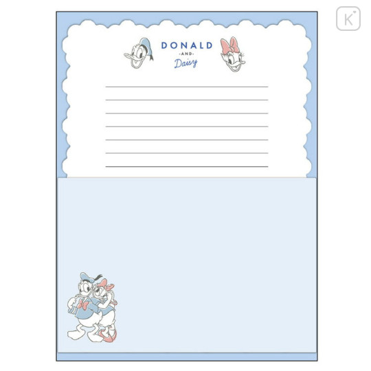 Japan Disney Letter Set - Donald & Dalsy Duck : Blue | Kawaii Limited