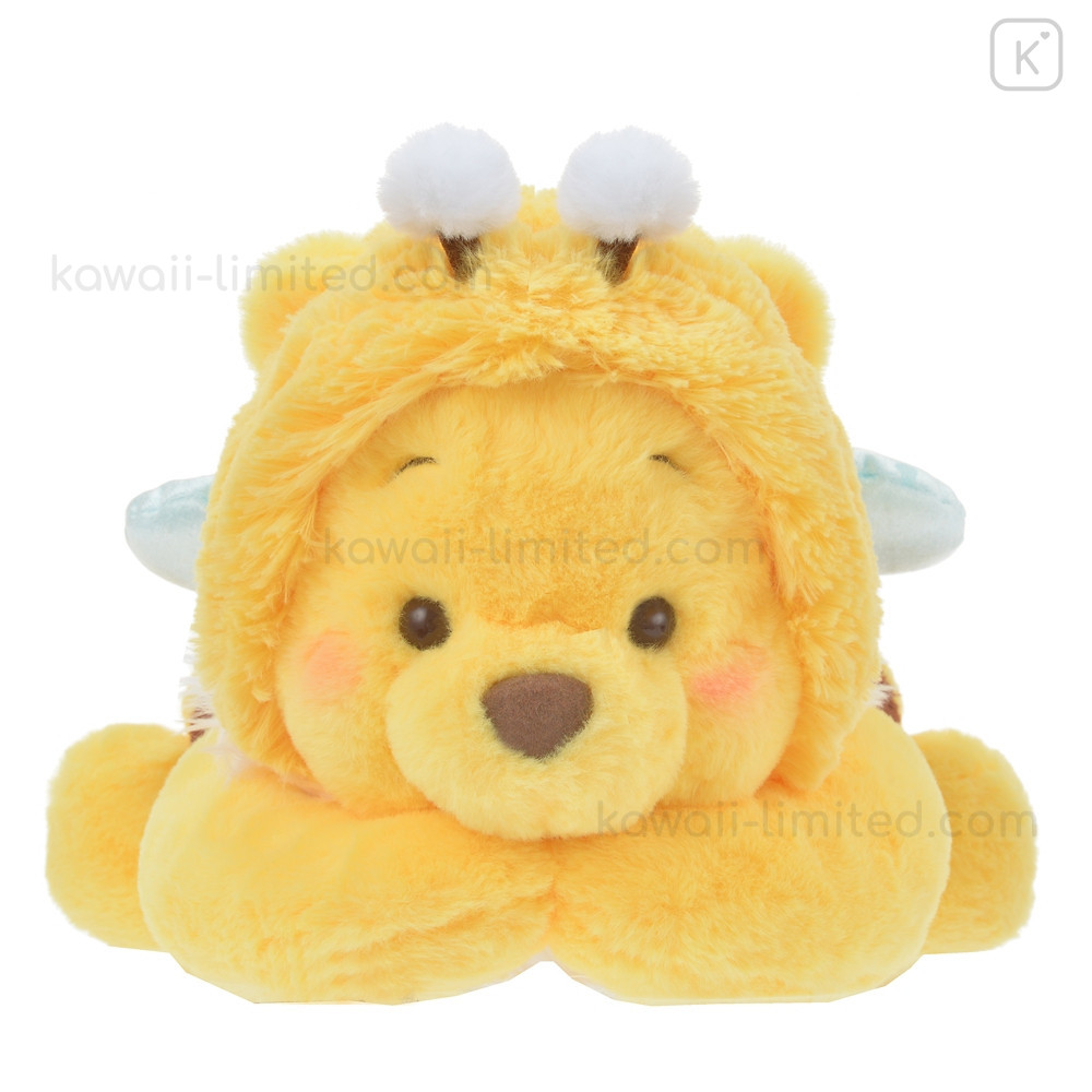 Japan Disney Fluffy Plush Tissue Box Cover - Pooh / HoneyBee | Kawaii ...