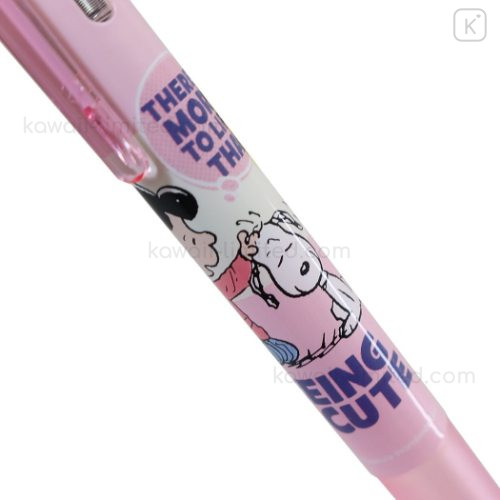 Japan Peanuts Hi-Tec-C Coleto 4 Color Barrel - Snoopy : Pink | Kawaii ...