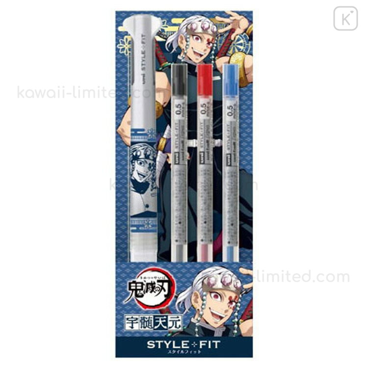 Japan Demon Slayer Style Fit 3 Color Multi Gel Pen - Tengen Uzui ...