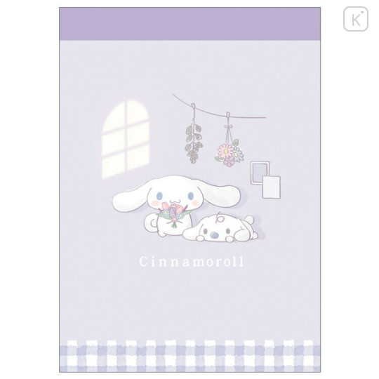 Japan Sanrio Mini Notepad - Cinnamoroll : Flora Room | Kawaii Limited