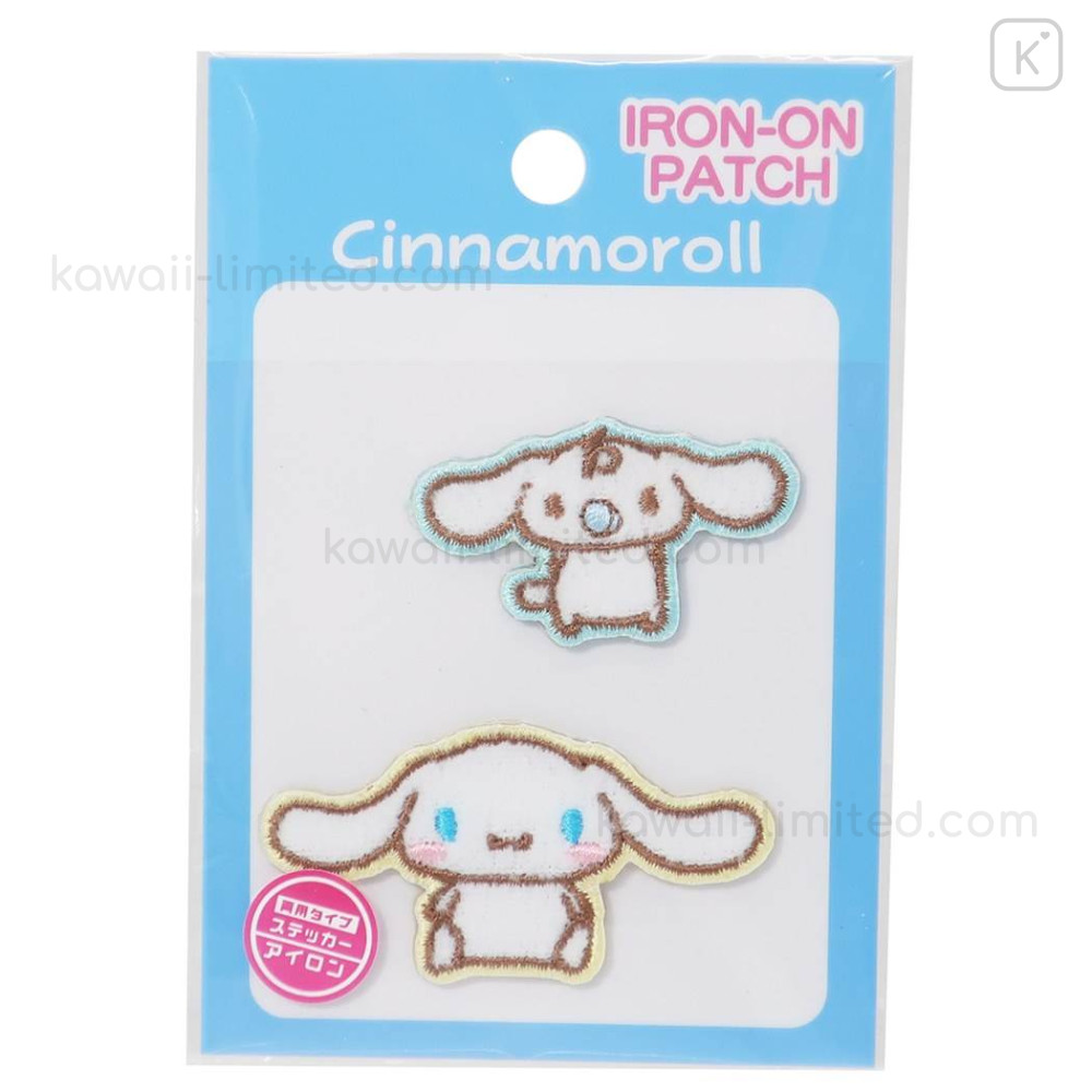 Japan Sanrio Embroidery Iron-on Applique Patch Set / Cinnamoroll & Milk ...